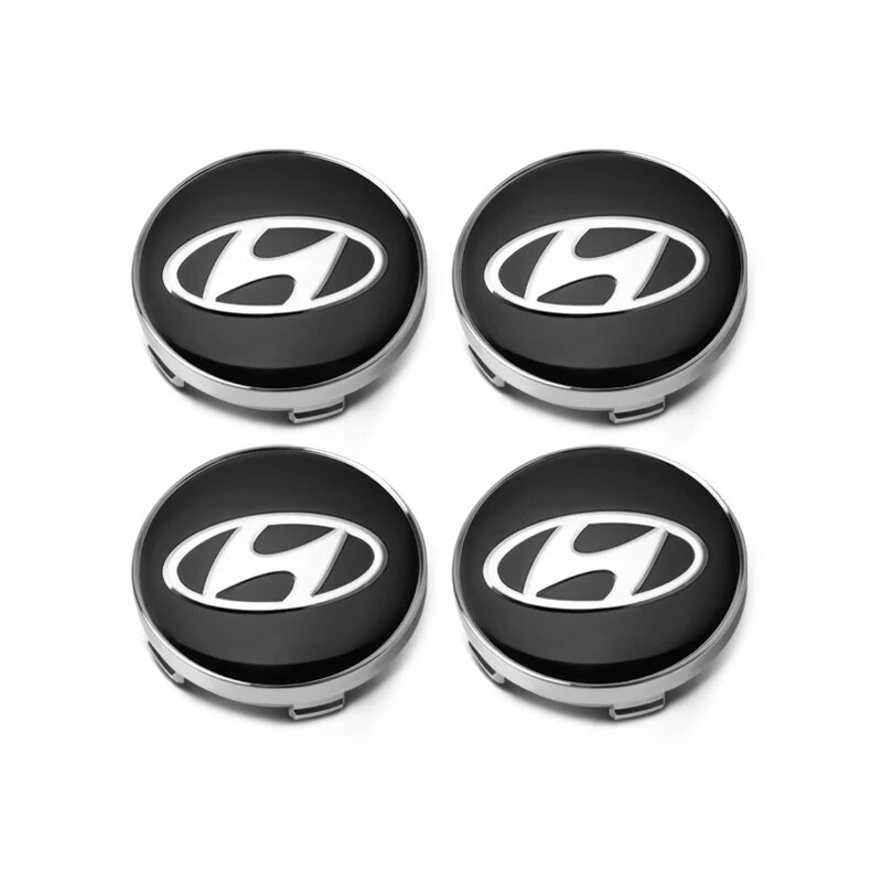 Колпачки для центральных отверстий колесных дисков Hyundai Nline 56 мм и 60 мм для 60mm cap-black