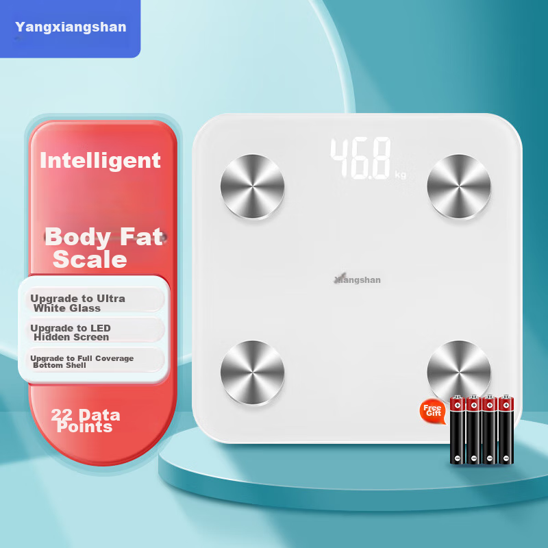 Умный весы Xiangshan Body Fat Scale 912 с 22 показателями здоровья и Bluetooth Цвет：Версия 912 с батареей