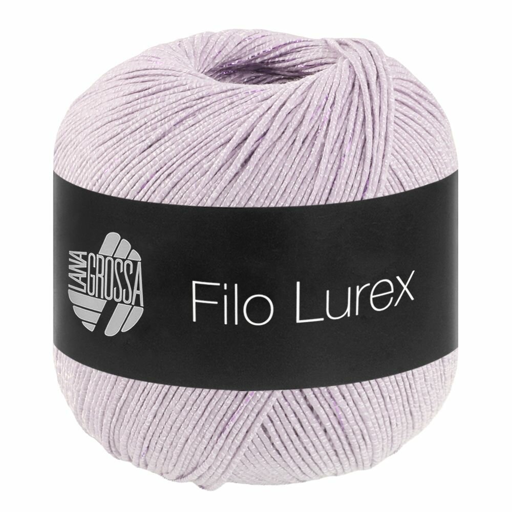 Пряжа для вязания Lana Grossa Filo Lurex (08 Сирень/Flieder) 2 мотка по 50 г/145 м