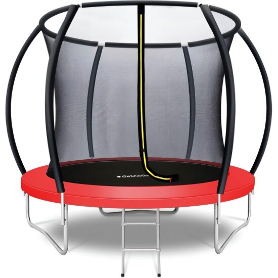 Батут Getactive Jump PRO 8FT с лестницей красный (SDT-0803)