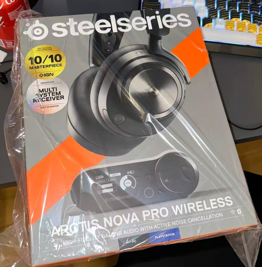 SteelSeries Nova Pro Wireless - полноразмерная беспроводная игровая гарнитура