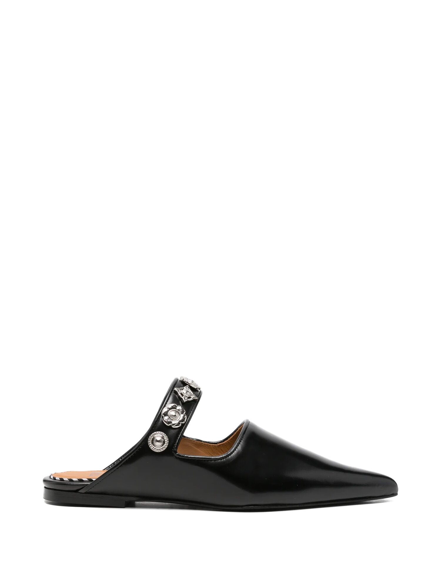 Мюли Leather mules