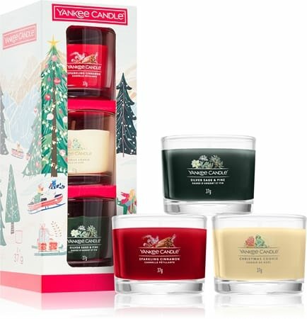 Ароматический диффузор Yankee Candle Christmas Collection Christmas Classics, унисекс, набор из 3 пробников