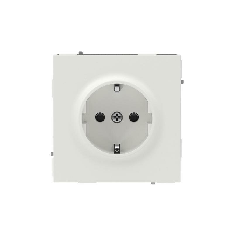 Розетка силовая KANT 2P+E защ. шторки бел. песок DKC 7010003