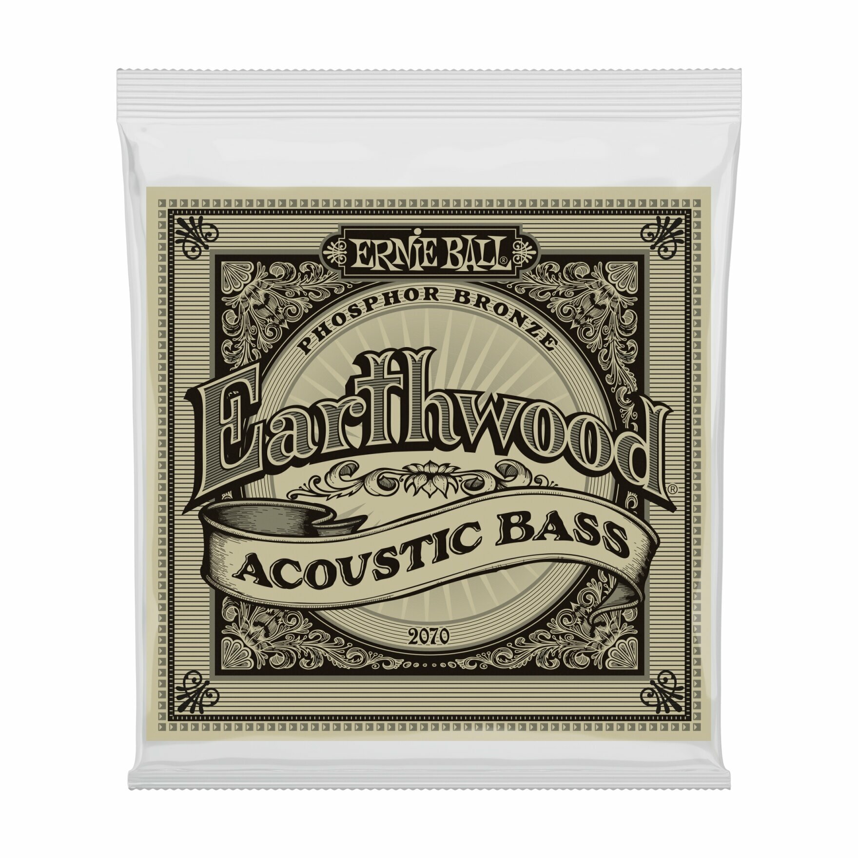 ERNIE BALL 2070 Earthwood Phosphor Bronze 45-95 Струны для акустической бас-гитары