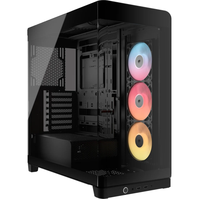 CC-9011314-WW Corsair Корпус без блока питания/ Case Corsair Frame 4500X RS-R ARGB, Midi-Tower, TG, 3x120mm ARGB rever