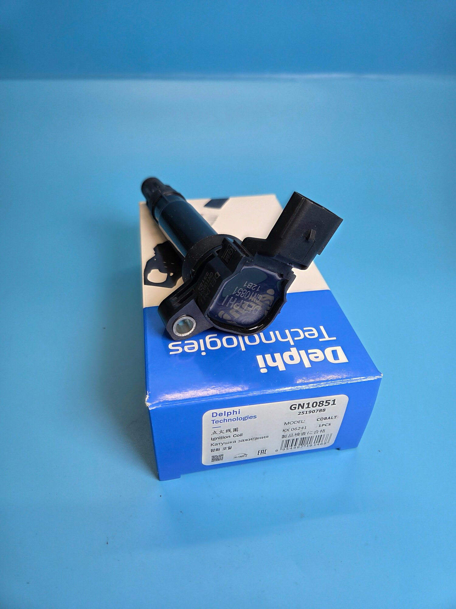 Катушка зажигания Chevrolet Cobalt, ravon R4(4-х контакный) Delphi GN10851,25190788