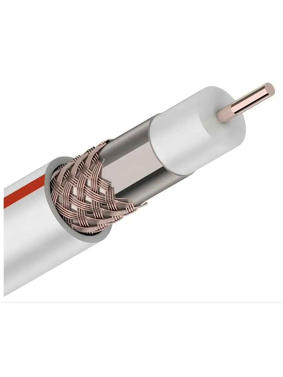 Кабель коаксиальный RG6SAT Optimal Premium, 50 м