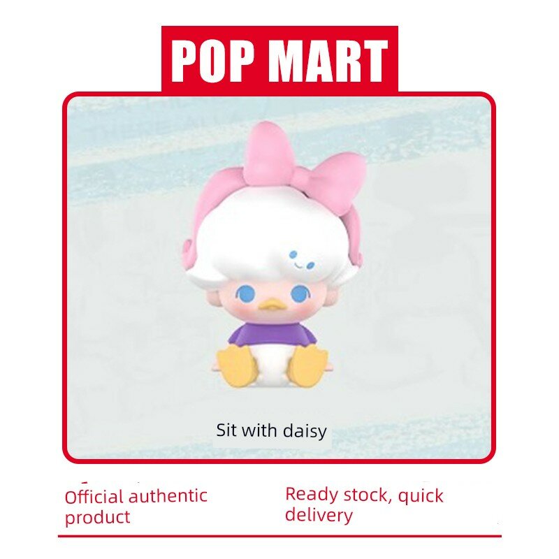 Dimoo x Disney POP MART Слепой ящик фигурка Дейзи Дак Сидячая, 1 шт, высота 5 см