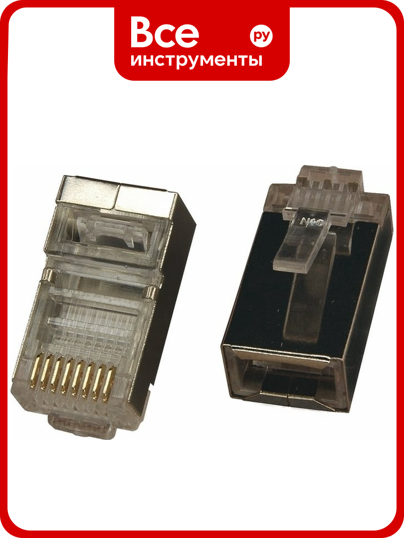 Разъем REXANT RJ-45(8P8C), под витую пару, F/UTP, CAT 5e 05-1023