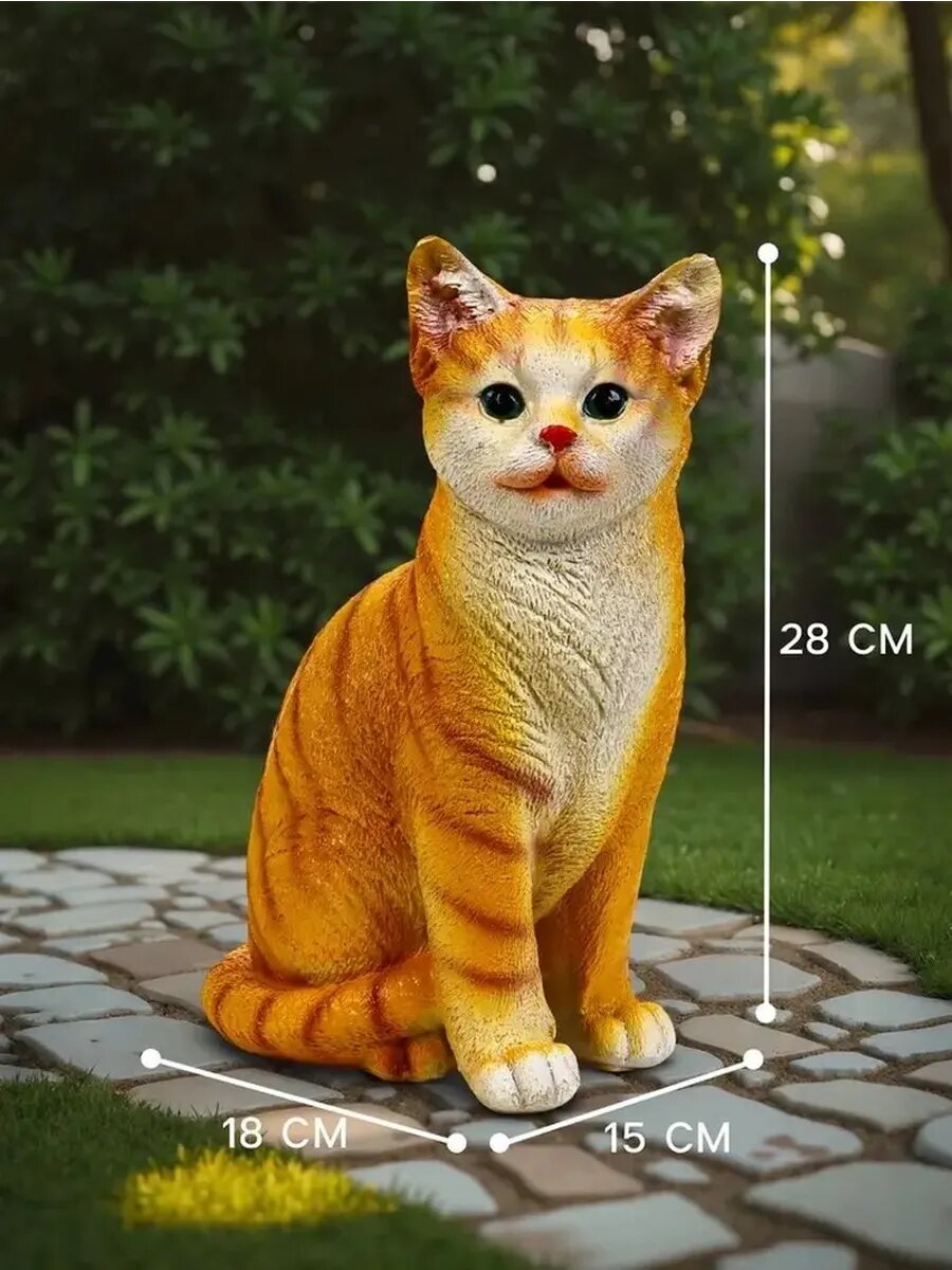 Кошка садовая — стильный декоративный элемент