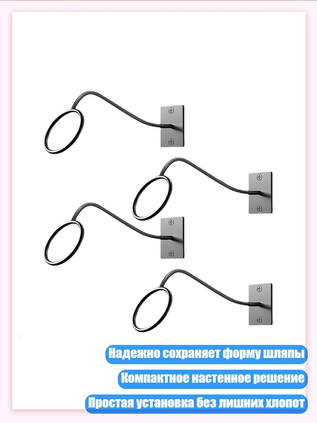 Настенный держатель для ковбойских шляп