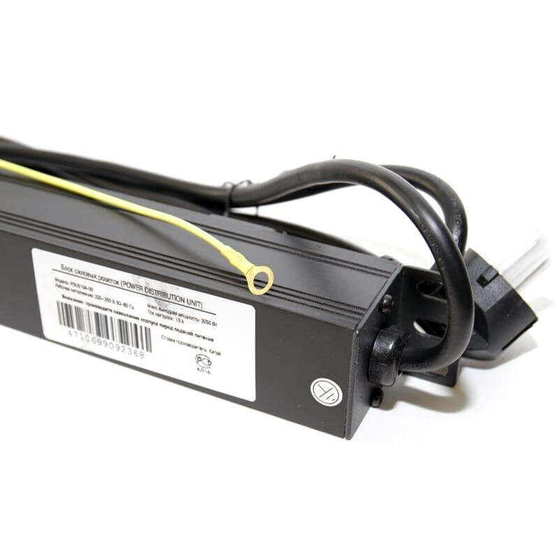 Блок розеток 5bites PDU619A-06 6 розеток 1.8 м черный