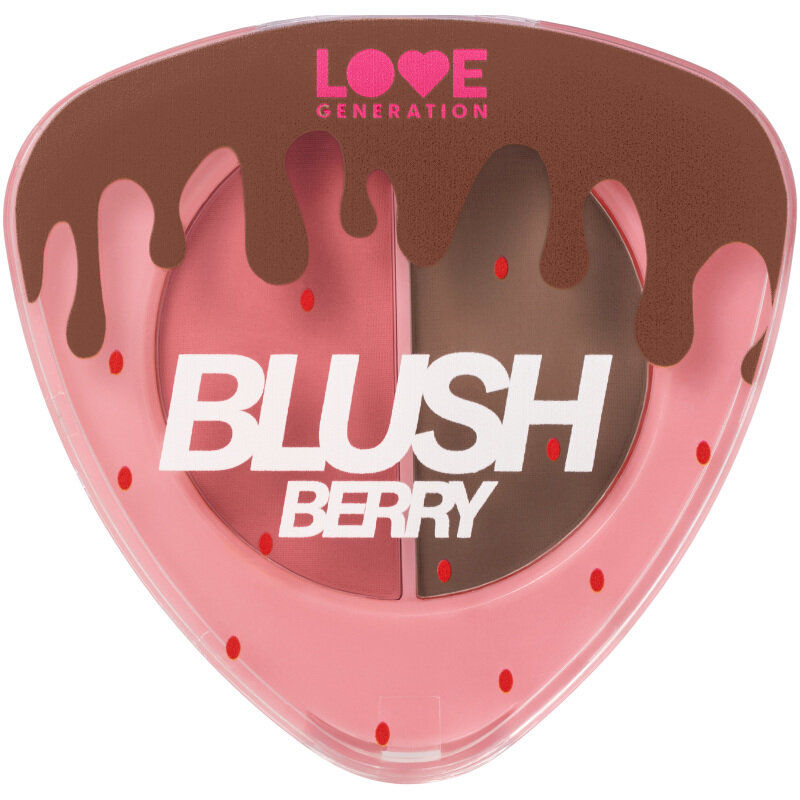 Палетка для контуринга лица Love Generation Contouring Face Palette "BlushBerry" тон 02