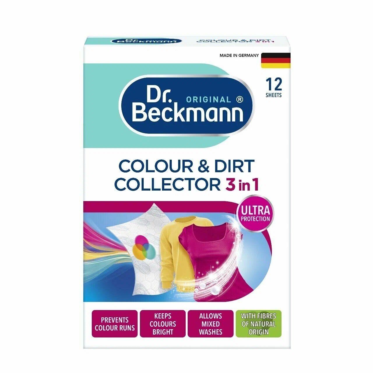 Ловушки для цвета и грязи Dr. Beckmann "Ультра", салфетки, 10 шт.