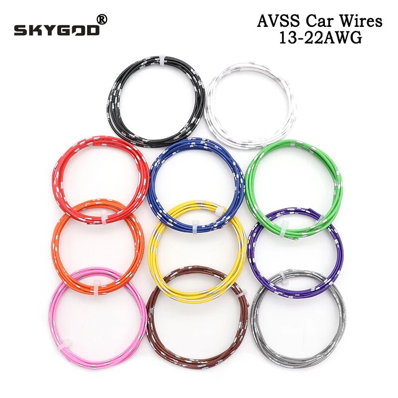 Красный автомобильный провод 13AWG, 2.5mm², 5 метров
