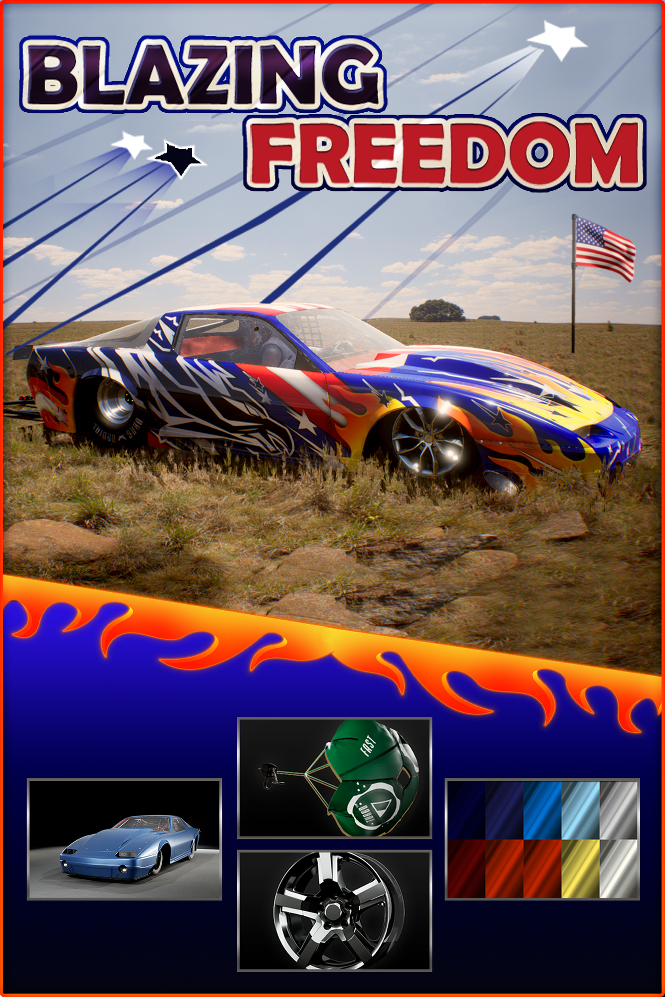 Street Outlaws 2: Winner Takes All - Blazing Freedom Bundle — для Xbox · нужна базовая игра · Xbox One, Xbox Series X|S