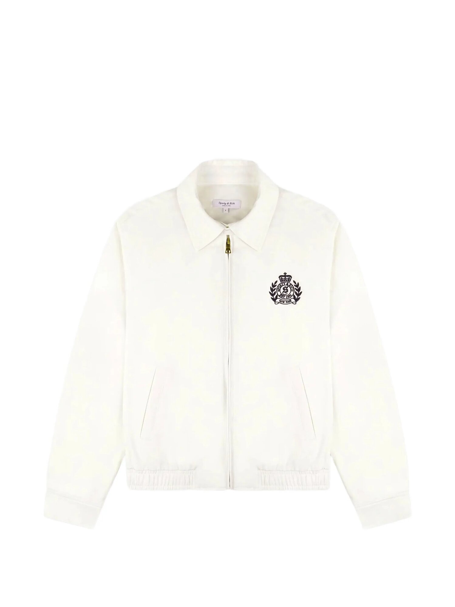 Куртка Logo-embroidered zip-up jacket