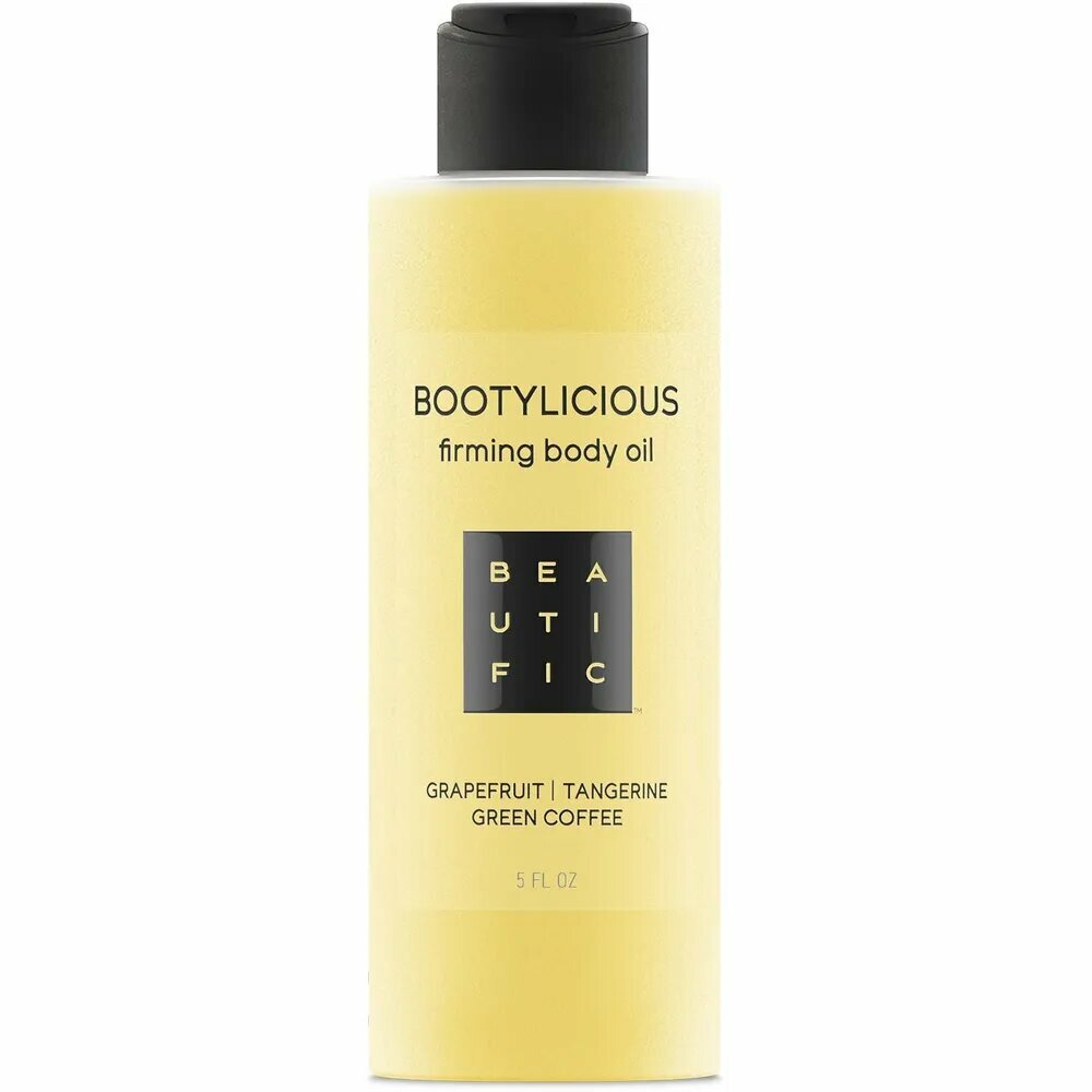 Масло Beautific для тела Bootylicious. С эссенцией грейпфрута и зеленым кофе, 150мл