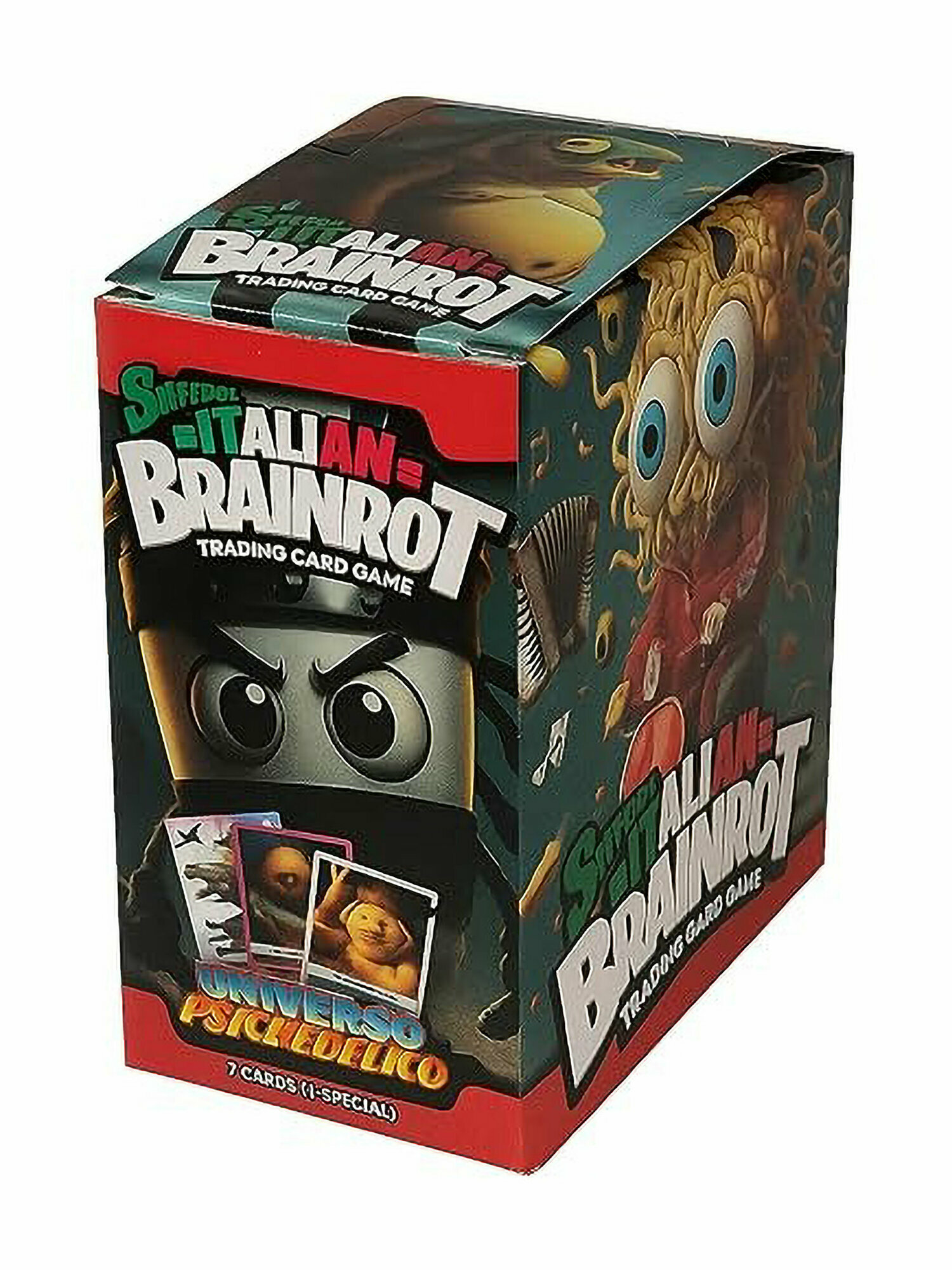 Карточки коллекционные Panini Skifidol. Italian Brainrot TCG, дисплей - 168 карт на итальянском