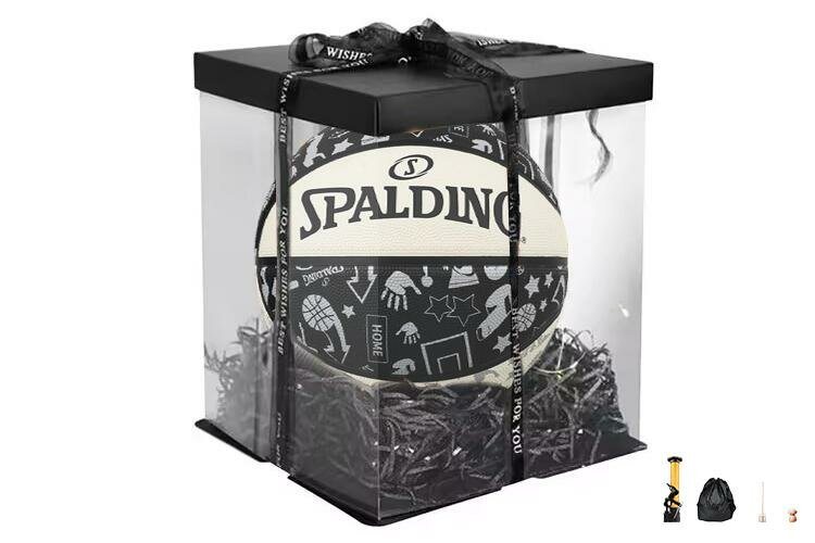 Баскетбольный мяч SPALDING Graffiti Rubber Black White Size 7