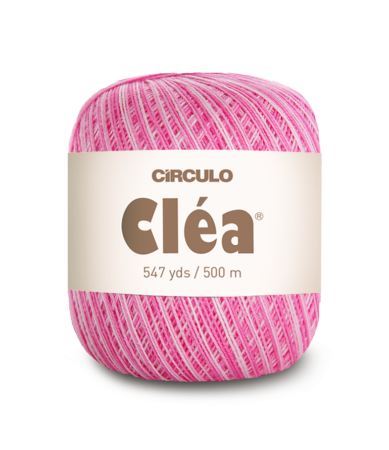 Пряжа CiRCULO CLEA 500, 100 % мерсеризованный бразильский хлопок, 76гр, 500 м, цвет 9284