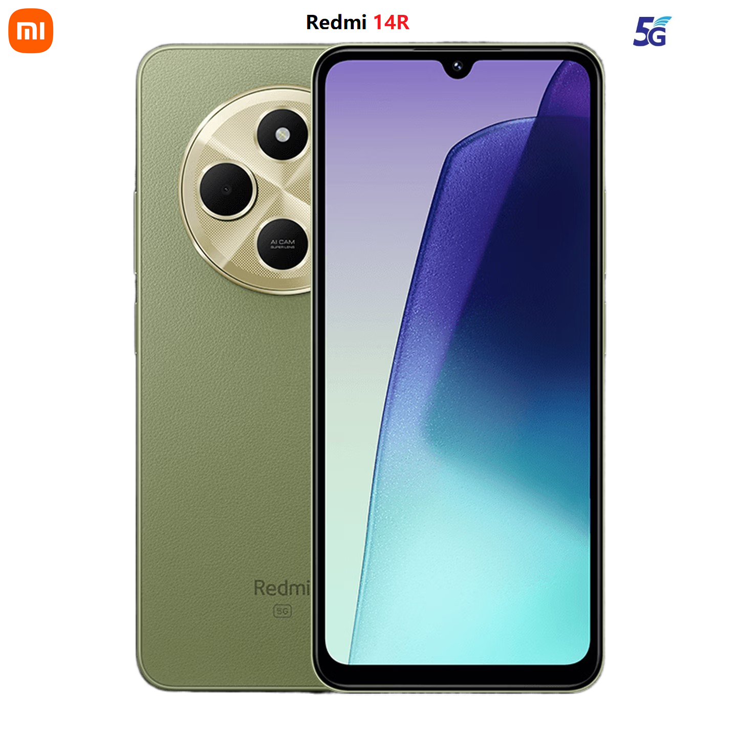 Смартфон Xiaomi Redmi 14R 5G — 6,88" LCD экран 120 Гц, батарея 5160 мА·ч, Snapdragon 4 Gen 2