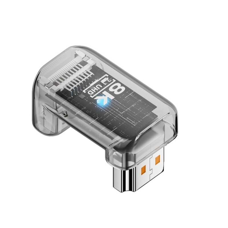 Разъем HDMI female to male-прозрачный-284T