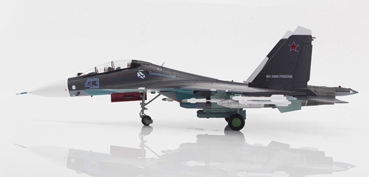 «Су-30СМ "Blue 43» - Готовая модель 1:72, авиация ВМФ России (2016)