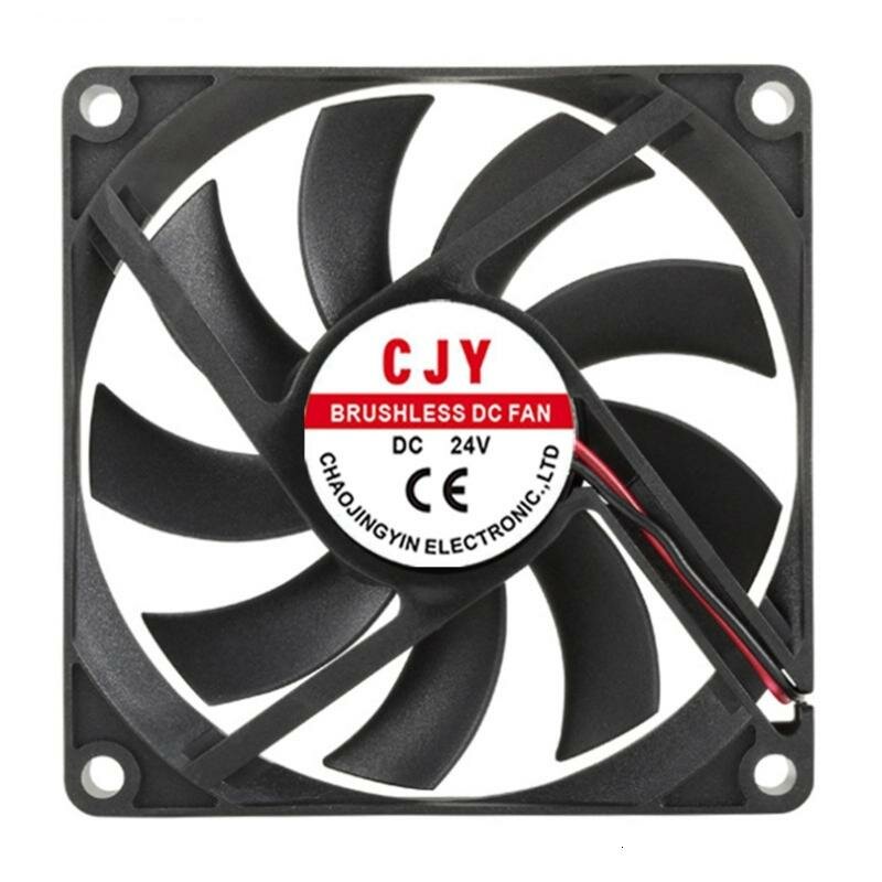Вентилятор корпуса ПК 80 мм, 24V