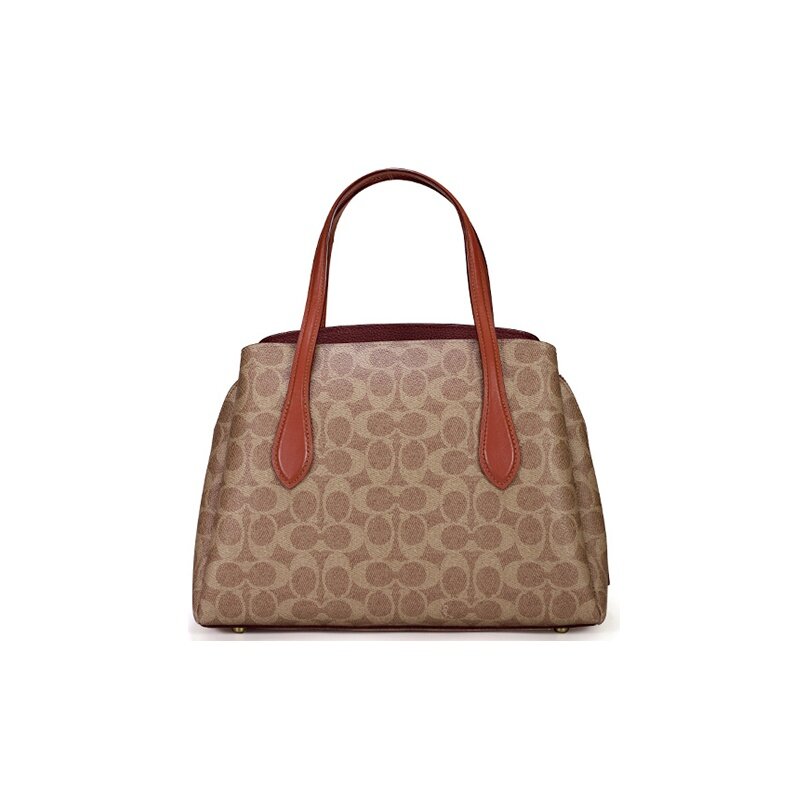 Сумка Coach, фактура тиснение, коричневый — фото 1