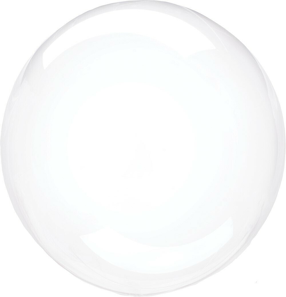 Набор шаров воздушных Falali сфера, Deco Bubble, синяя упаковка, прозрачный, кристалл, 10 шт, 20' 51 см