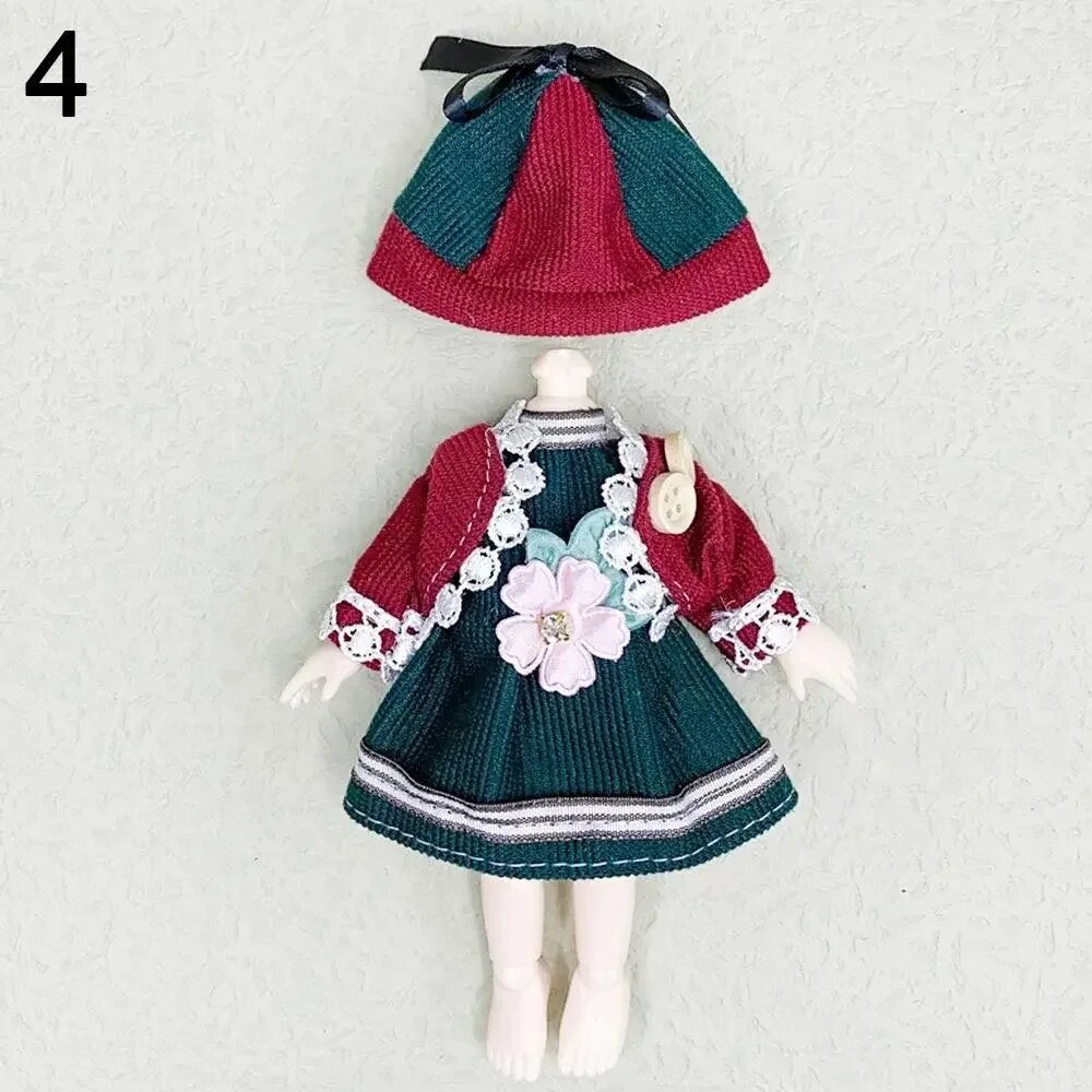 Кукольная одежда Obitsu 11, красный, Color: 4