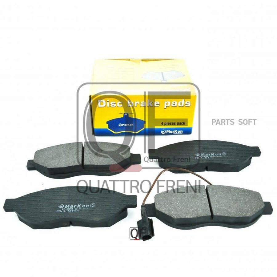 MARKON 41421192 Колодки тормозные дисковые к-т с 1-м датчиком износа Fiat Ducato III Peugeot Boxer II Citroen Jump