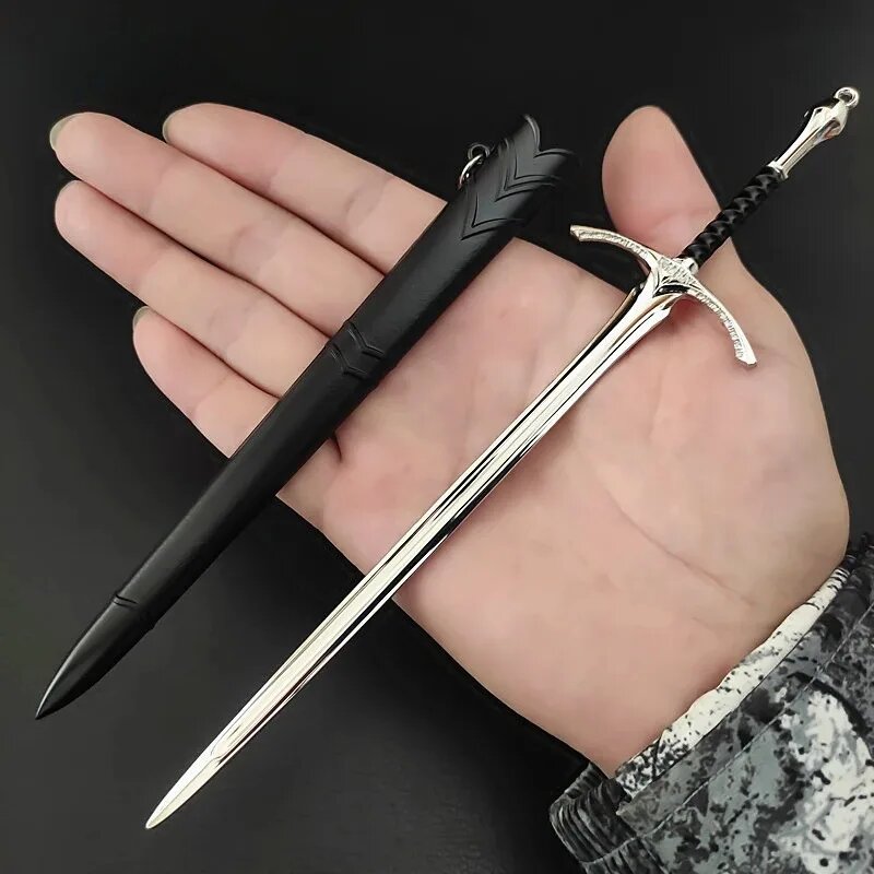 Металлический меч Гламдринг Арагорна 22см 22cm Glamdring