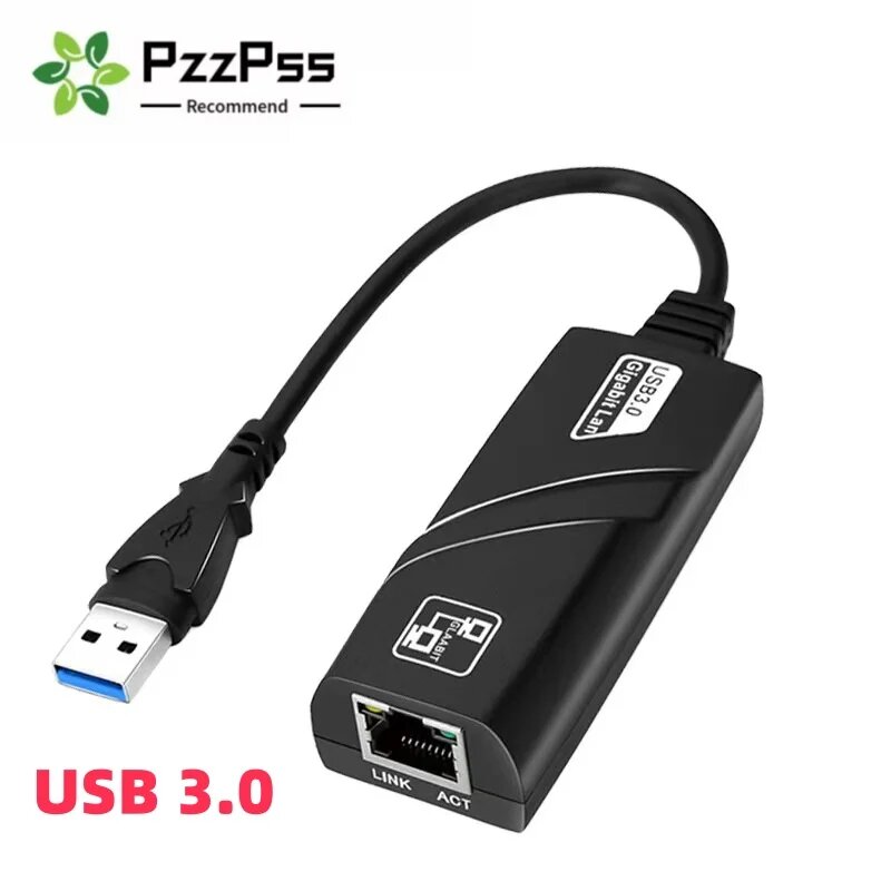 Ethernet-адаптер USB 3.0 и USB-C RJ45 1000Мбит/с USB 3.0
