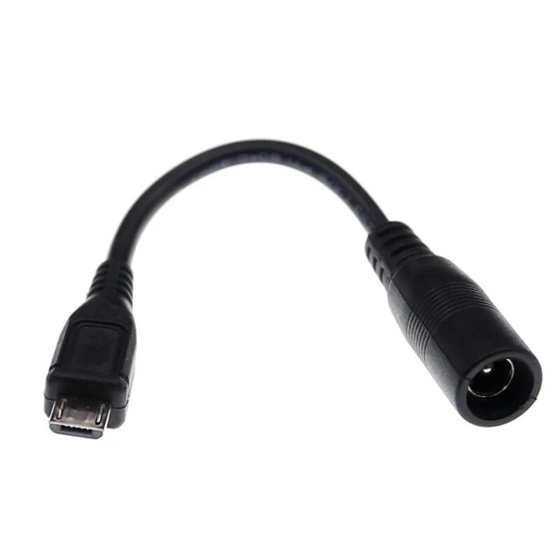 Кабель питания Micro USB AREOFRGB черный 20 см