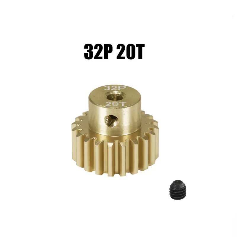 Шестерня HNR 1/10 H9804 Foxhound RC 32DP M0.8 алюминиевая 17-20 зубьев yellow 20T
