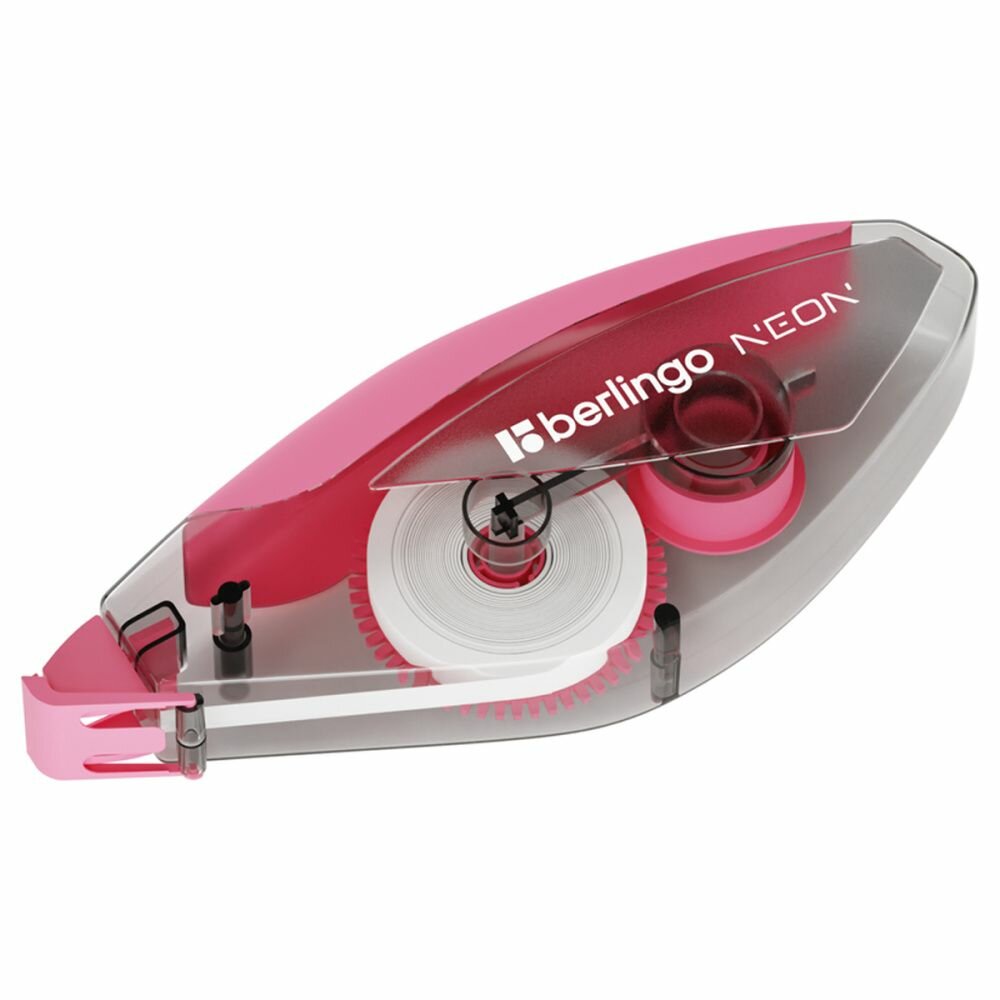 Корректирующая лента Berlingo "Neon" 5мм.*10м. розовый (FKs_10050_c)