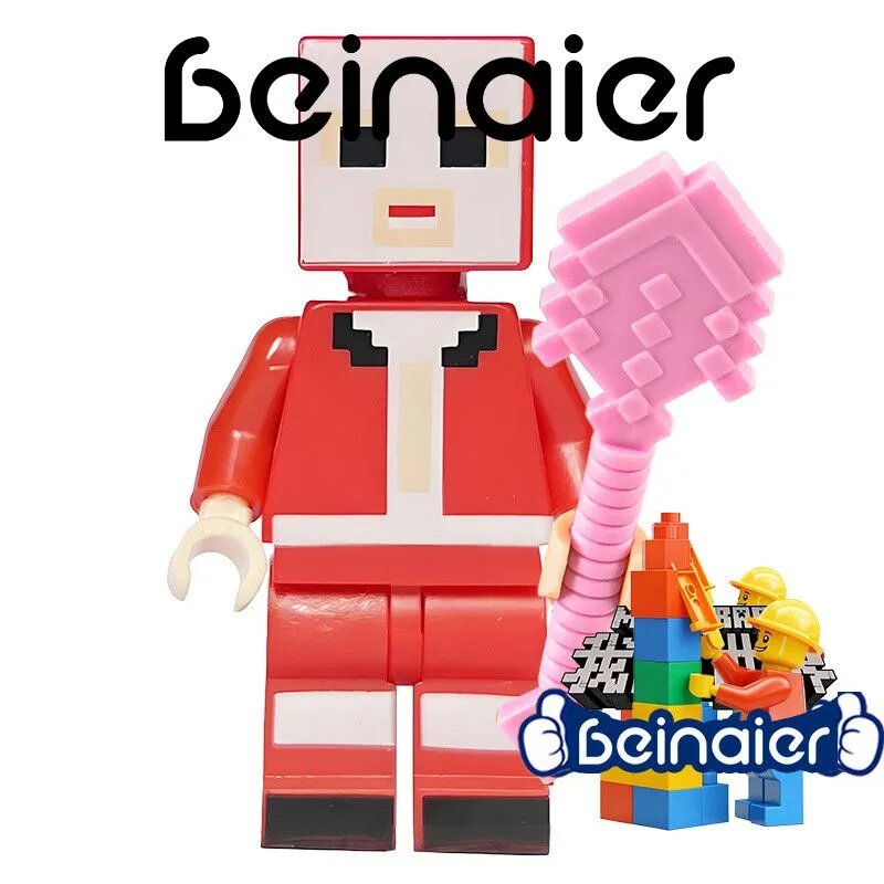 Конструктор Майнкрафт с человечками, совместимый с LEGO, для мальчиков и девочек