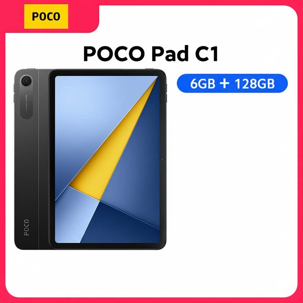 Планшет Poco Pad C1, 9.7", 6/128ГБ, Wi-Fi+4G, Android