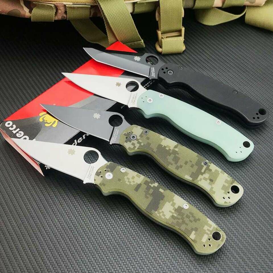 Складной карманный нож Spyderco C81 для активного отдыха, лезвие из стали CPM-S30V, нержавеющий, портативный, для выживания, кемпинга, охоты, EDC, спасательный инструмент.