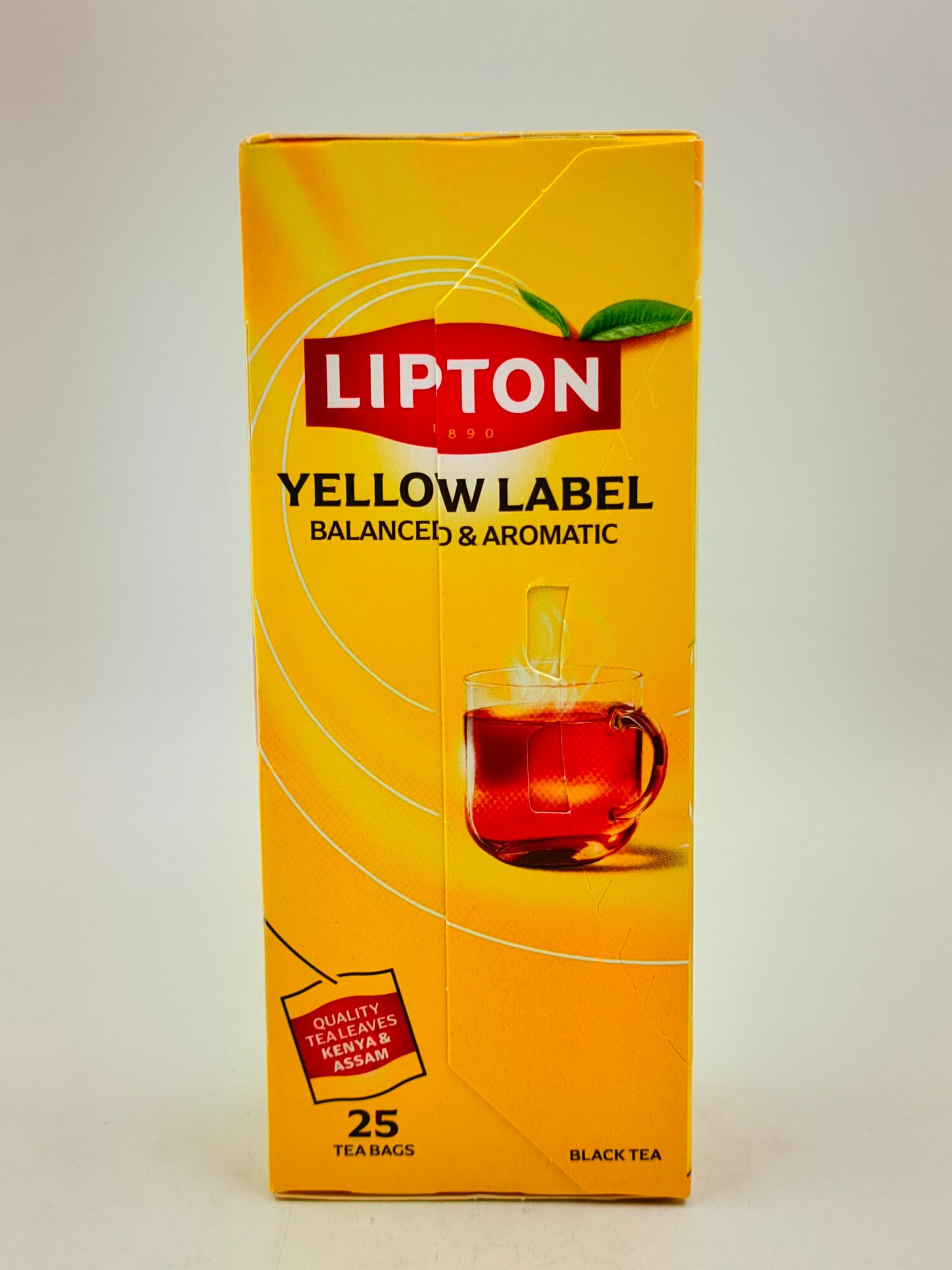 Чай черный Lipton Yellow Label Black в пакетиках, 25 пакетиков, 50 г