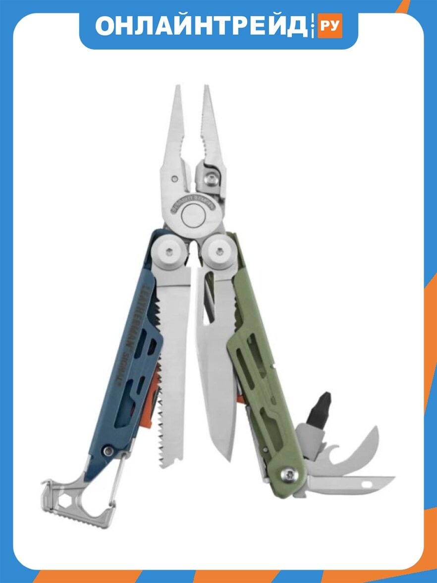 Мультитул Leatherman Signal Tundrascape 19 инстр, 7/11,4 см, чехол нейлон