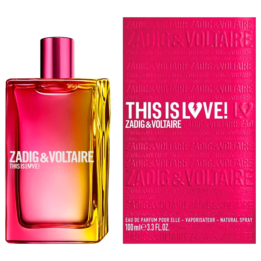 Парфюм Задиг и Вольтер Зис Из Лав Фор Хёр 100 мл для женщин - Zadig & Voltaire This Is Love For Her