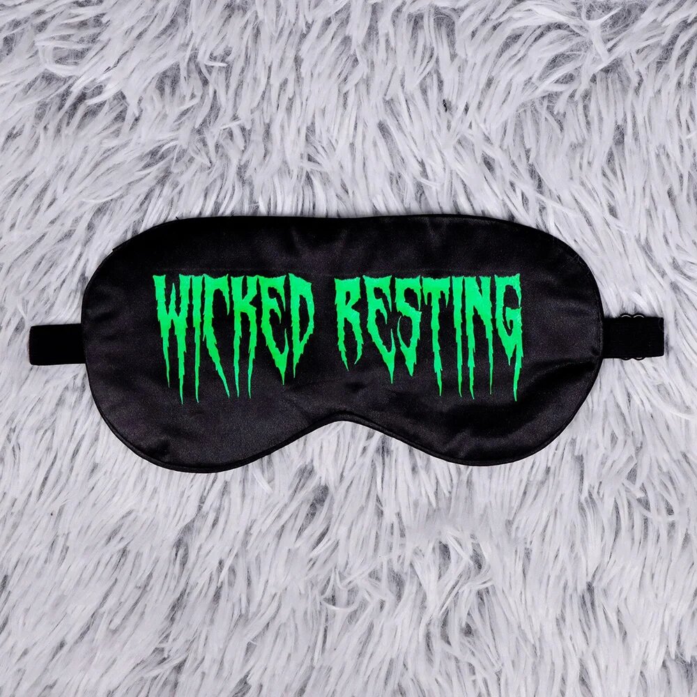 Маска для сна "Wicked Resting", черный