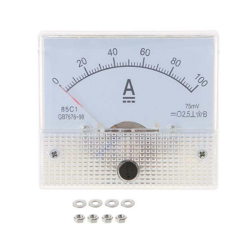 Амперметр панельный 1A/2A/30A/50A/100A/100mA, 100A