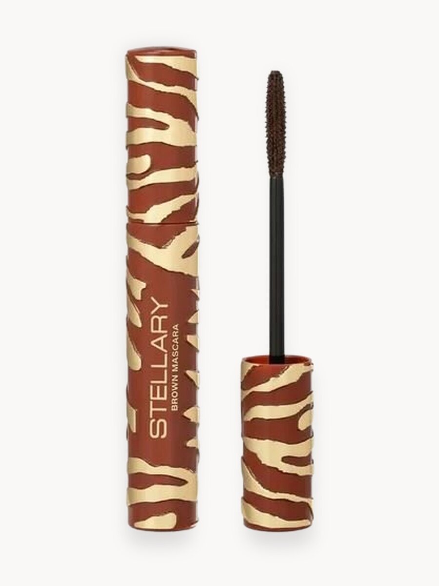 STELLARY Тушь для ресниц Wild Brown, удлинение, объем, 9 мл, 02 Коричневый