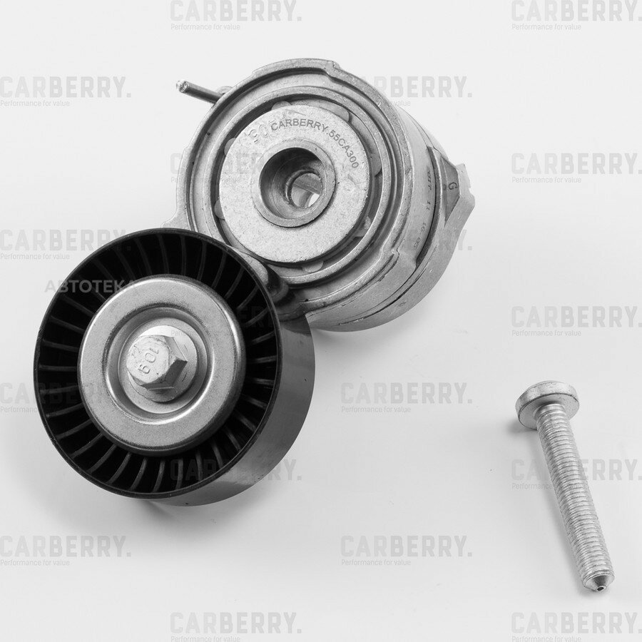 Натяжитель поликлин. ремня с роликом CARBERRY 55CA300