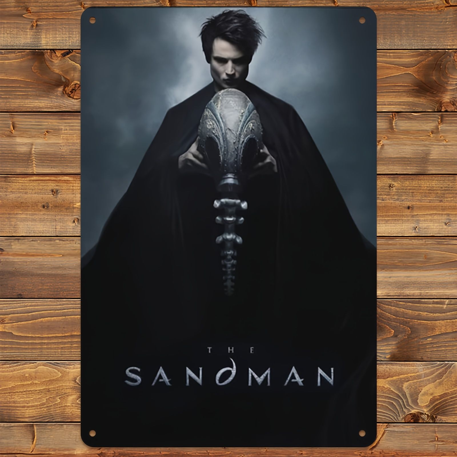 Ретро-металлическая жестяная вывеска в деревенском стиле: Постер фильма Sandman,2D Плоская подвесная табличка, декоративная роспись 20х30 см
